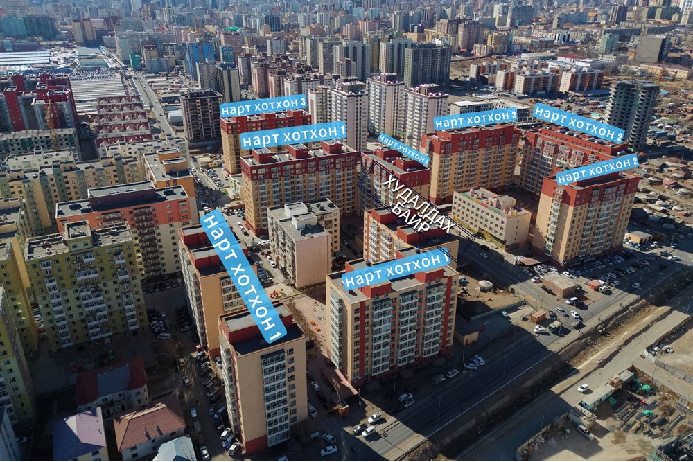 76.80 SqM Condo/Apartment For Sale, 2 Bedrooms located at Bayanzurkh ...