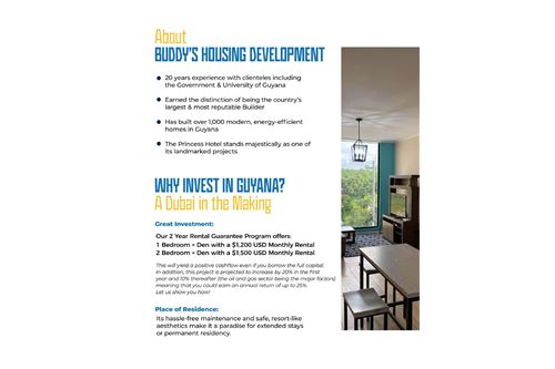 SHORELINE ESTATES,Demerara-Mahaica,Guyana, Development Detail