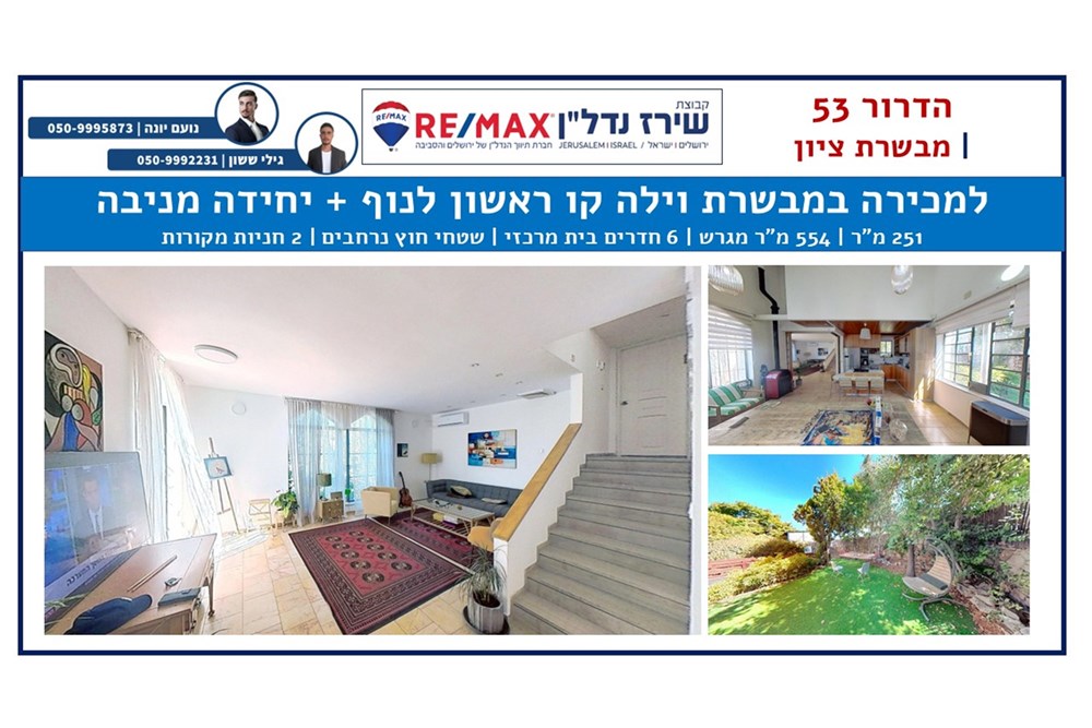 Wohnung - Villa - Mevaseret Tzion, Israel - HE - 51481197-1 , RE/MAX ...